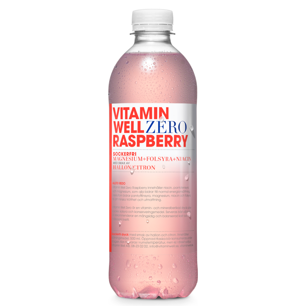 Vitamin Well Zero Raspberry - Varsego